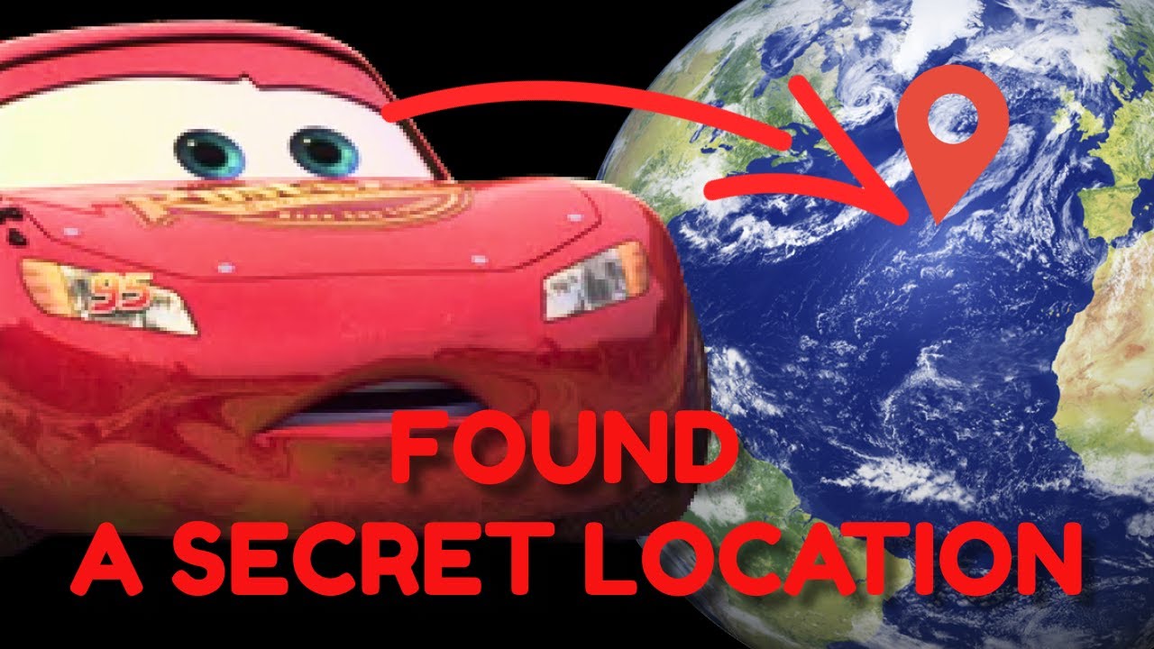Found secret locations with the Lightning MCQUEEN in google earth and ...