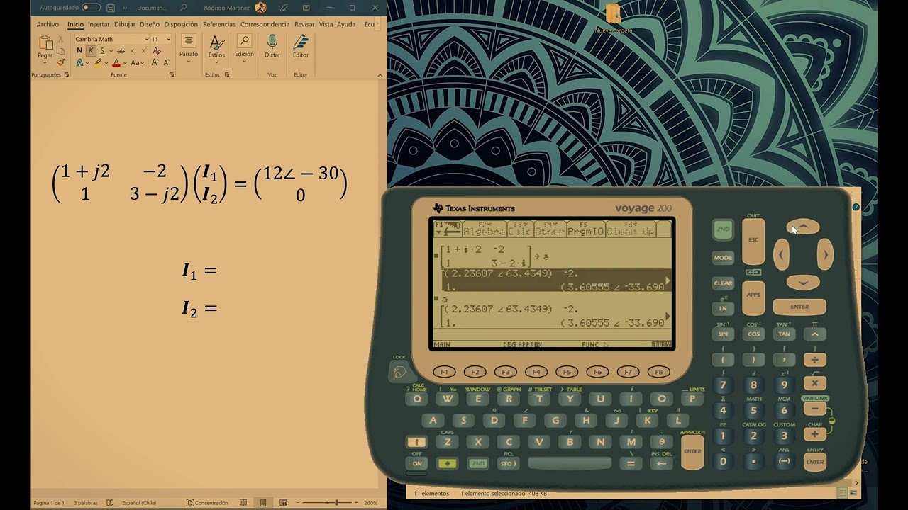 Tutorial TI Voyage 200 - YouTube