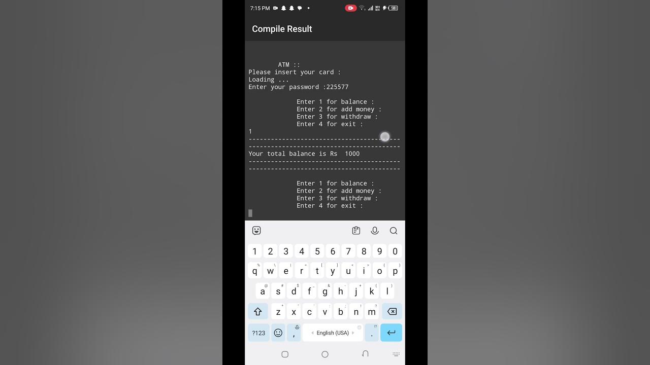 Atm Coding In Python Mini Project In Python Youtube