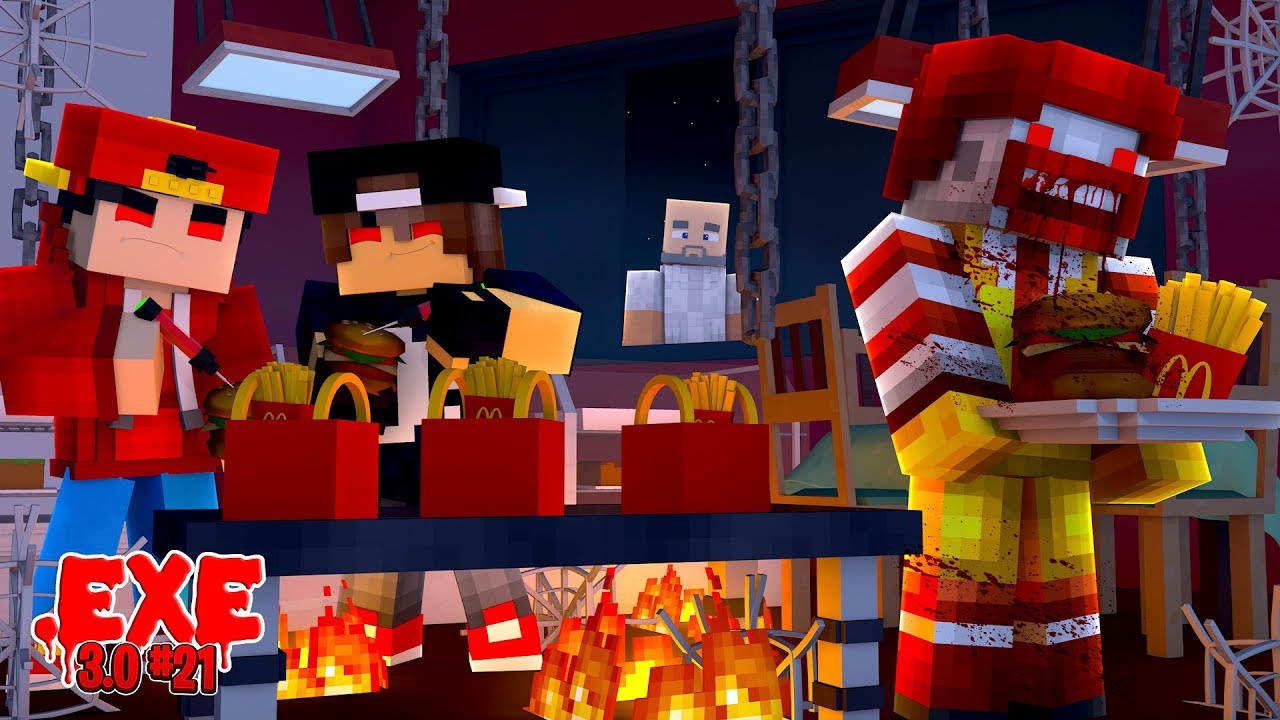Minecraft .EXE 3.0 #21 - ROPO .EXE'S NEW PLAN INVOLVES McDONALDS ...