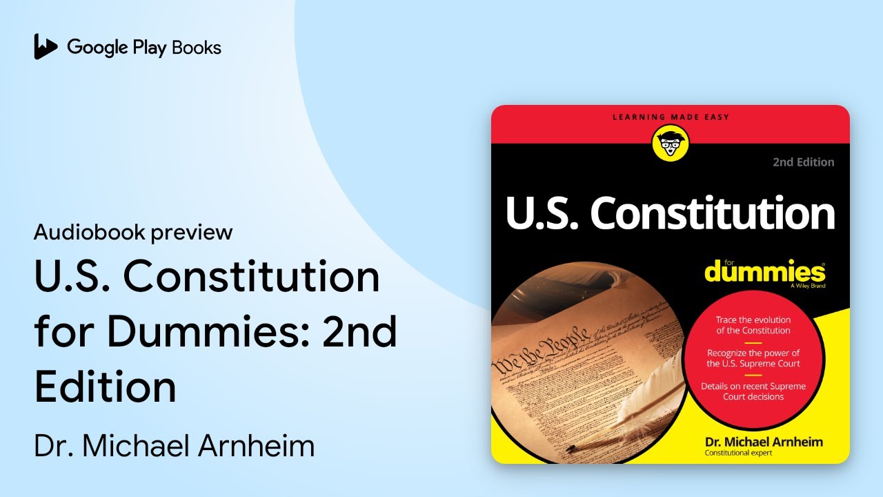 U.S. Constitution for Dummies: 2nd Edition by Dr. Michael Arnheim ...