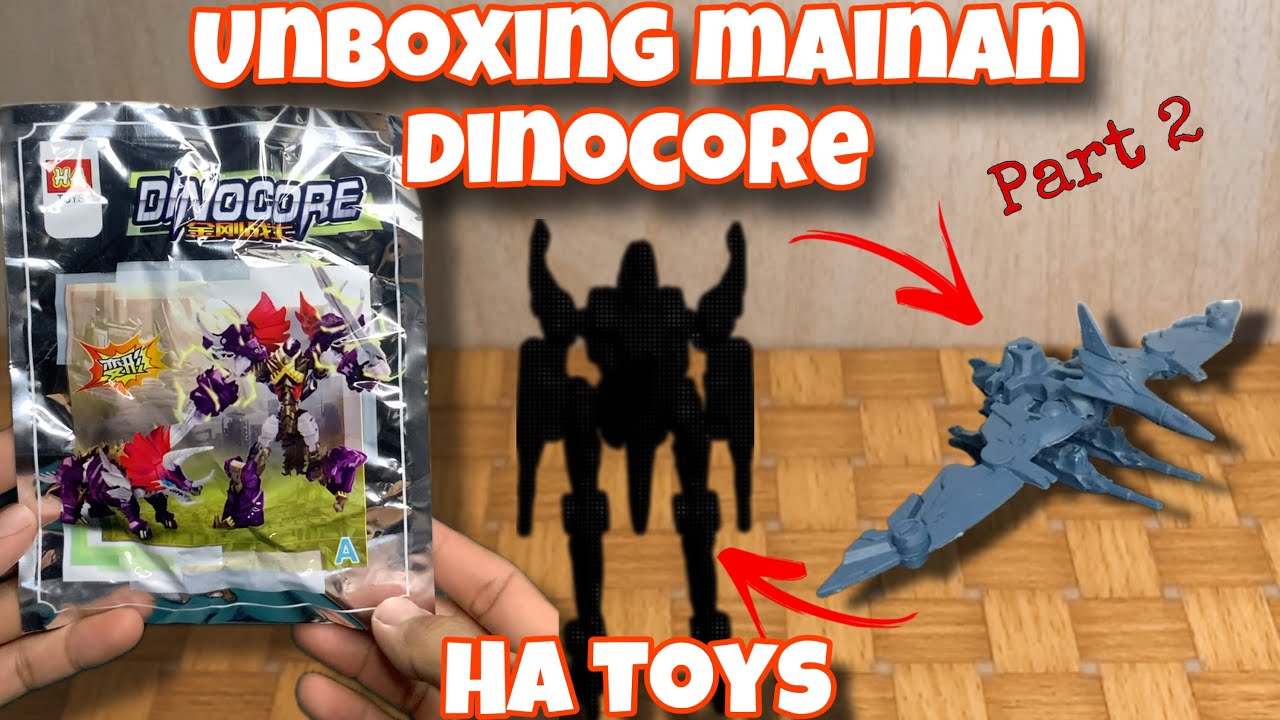 Unboxing mainan dinocore ha toys part (2/3) - YouTube