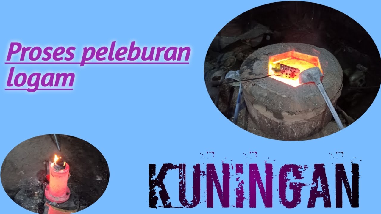 Proses pengecoran logam kuningan - YouTube