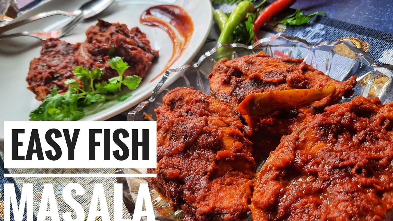 How to make easy Fish Masala | Fish recipe without coconut ...
