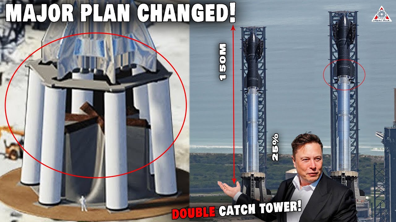 SpaceX's MAJOR PLAN CHANGED! Musk to "Tower x2, 300 ships/year ...