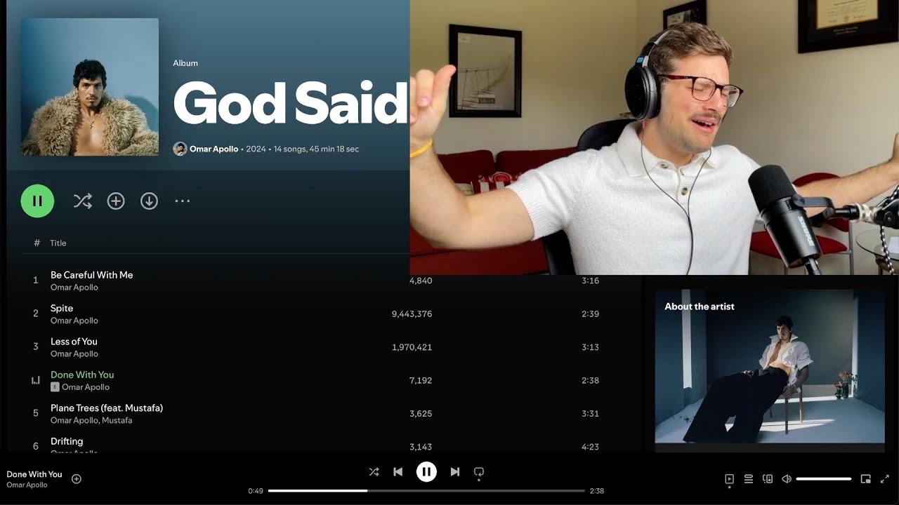 Omar Apollo's GOD SAID NO makes me say "YES PLEASE 😩" *FULL ALBUM ...