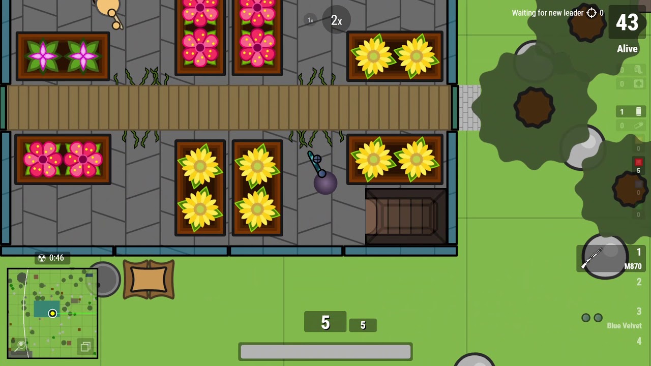 surviv io 2d battle royale game - YouTube