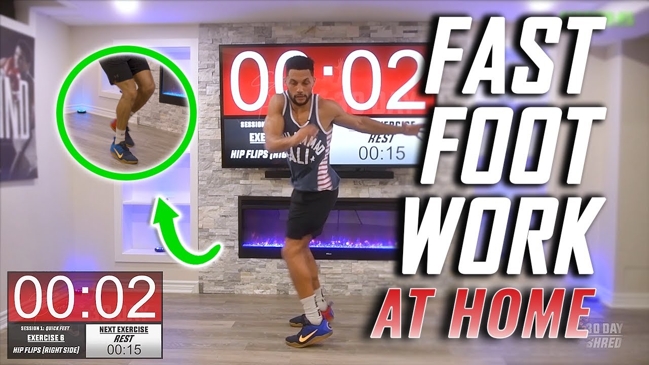 FAST FOOTWORK Full Follow Along Training Workout - YouTube