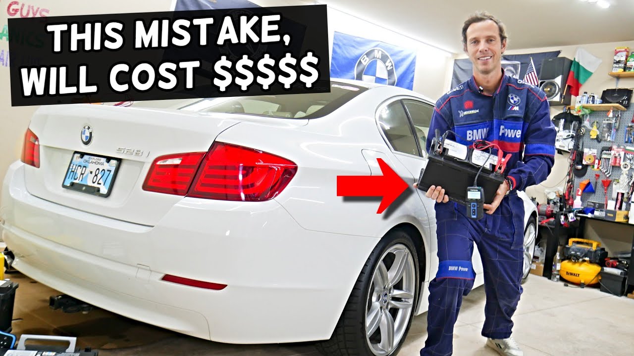 This Is The Right Way To Test Car Battery on BMW F10 F11 G30 G31 E60 ...