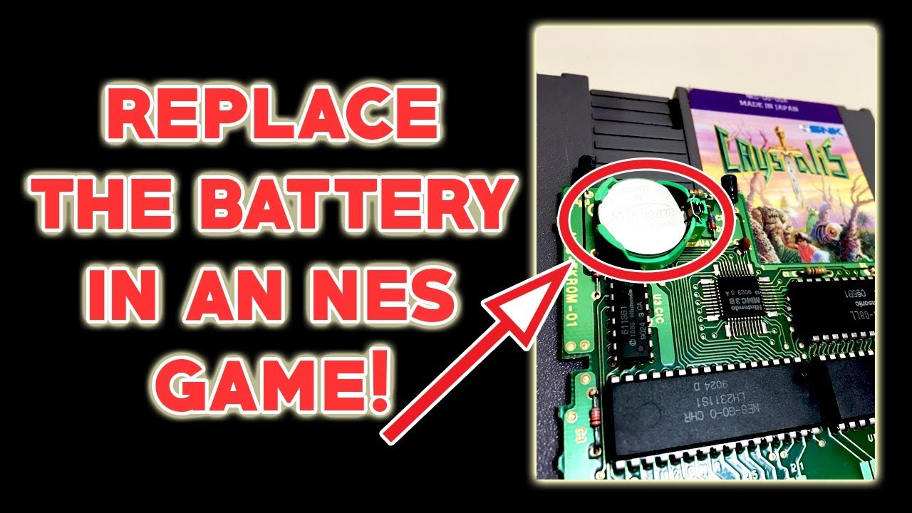 Rescuing LINK! Replacing The "Save" Battery In An NES Game - YouTube