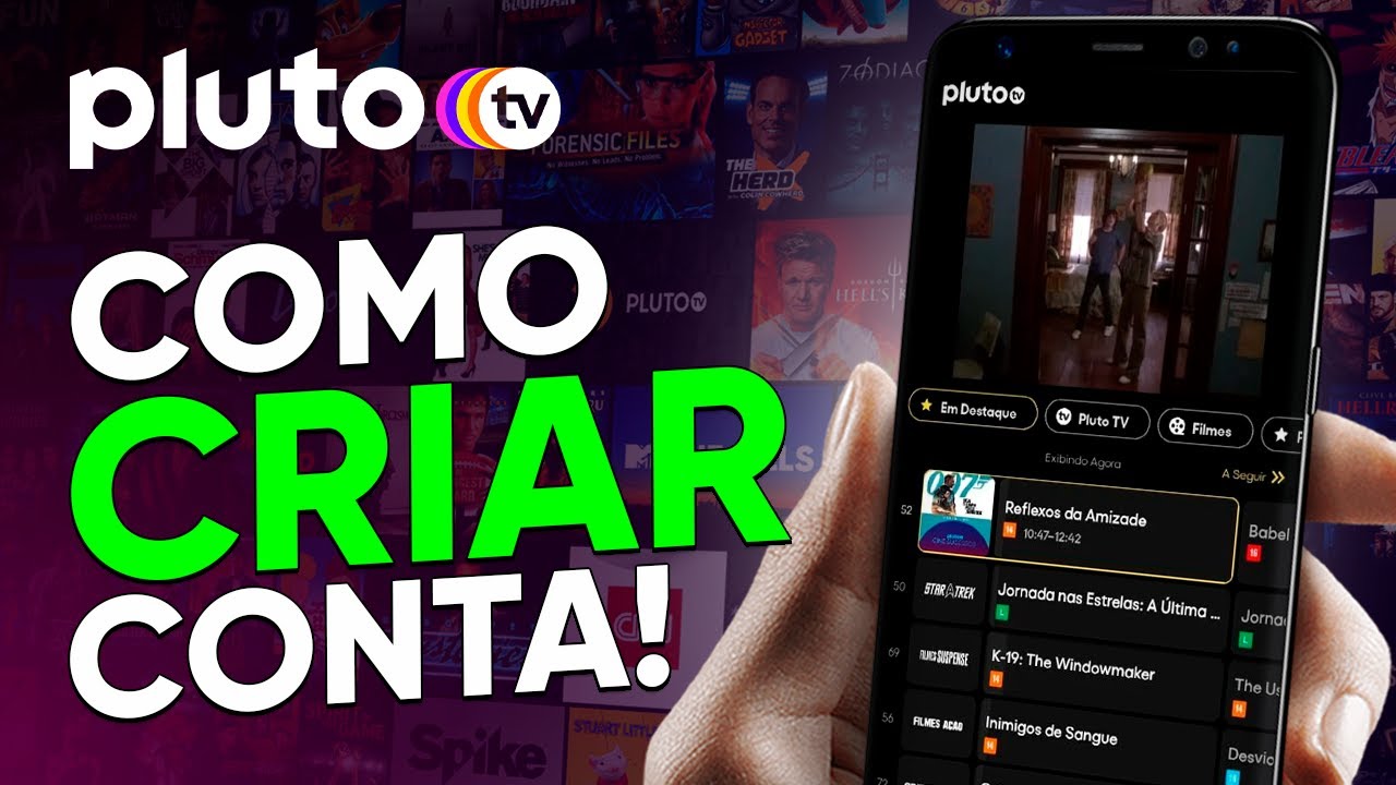 Como CRIAR uma CONTA no PLUTO TV no CELULAR em 2025! - YouTube
