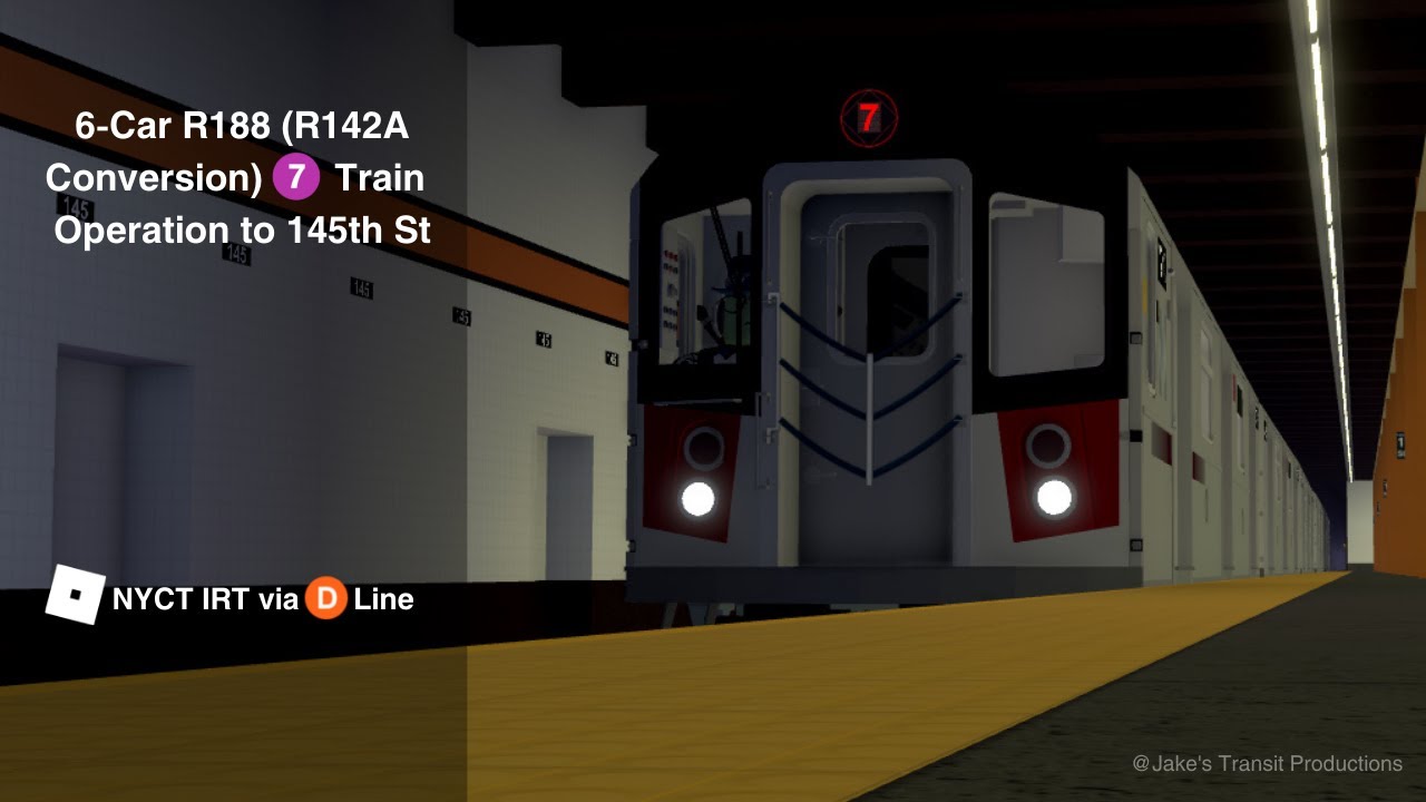 ROBLOX IRT via (D) | 6-Car Kawasaki R188 (R142A Conversion) (7) Train ...
