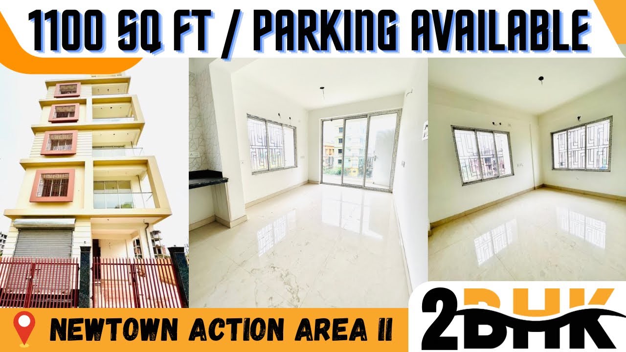 1100 Sq Ft, 2BHK Flat For Sale In Newtown (Action Area II) || With ...