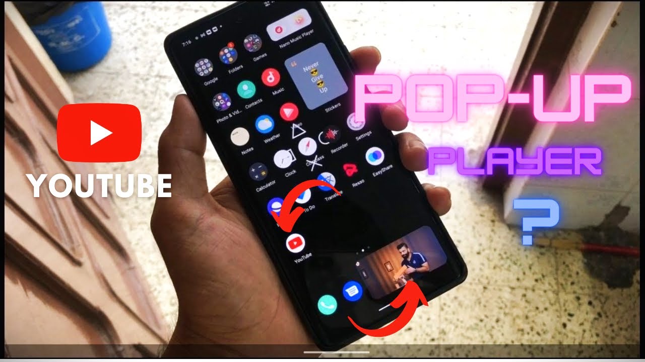 HOW TO PLAY YOUTUBE VIDEO IN MINI SCREEN/POPUP PLAYER !! - YouTube