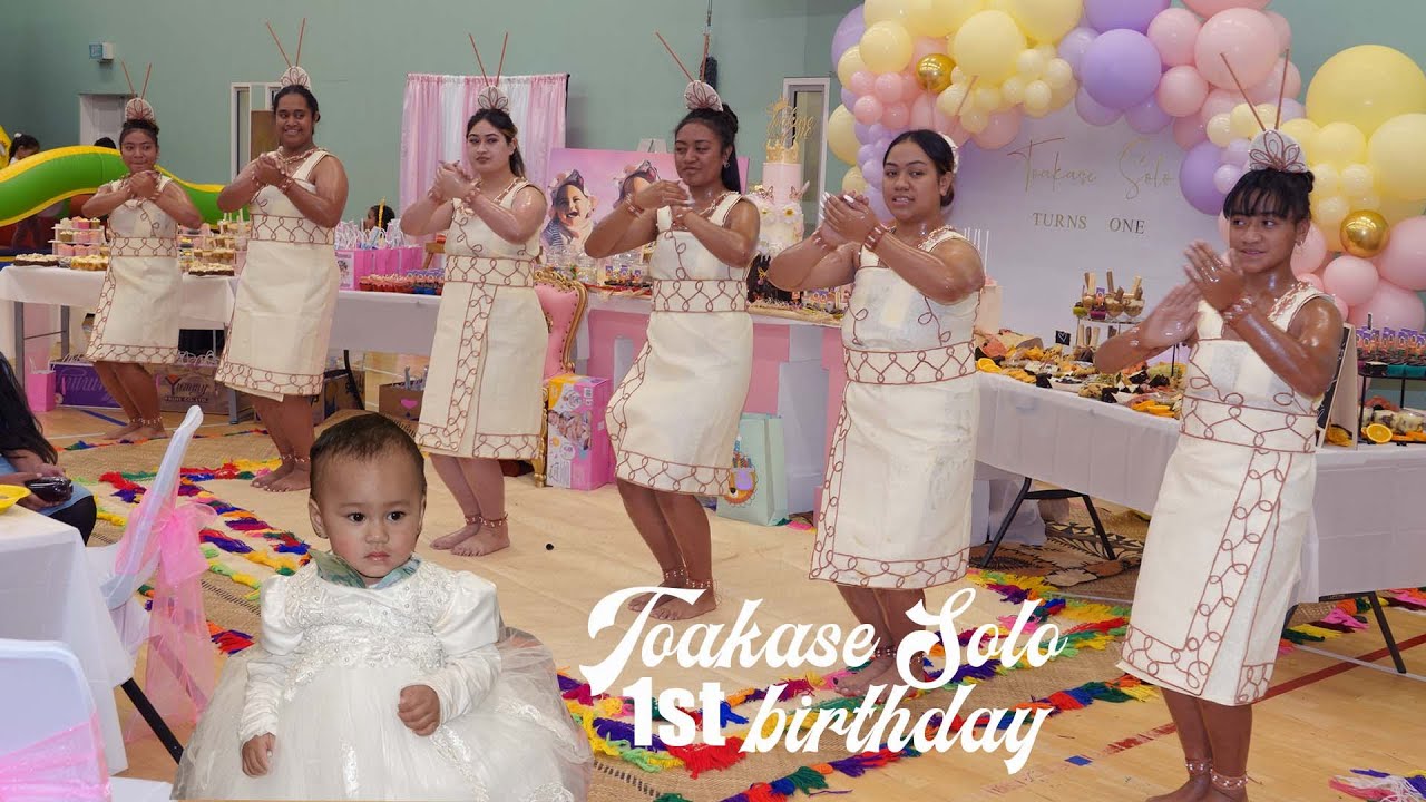 TOAKASE SOLO 1ST BIRTHDAY AUCKLAND NZ - YouTube