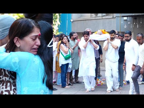 Arjun Bijlani, Neha Swami Emotional at Father last rites, Neha Sharma Others Reached for Funeral