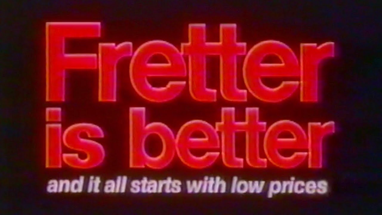 1986 Fretter "Courtroom" TV Commercial ... Fretter is Better, and it ...