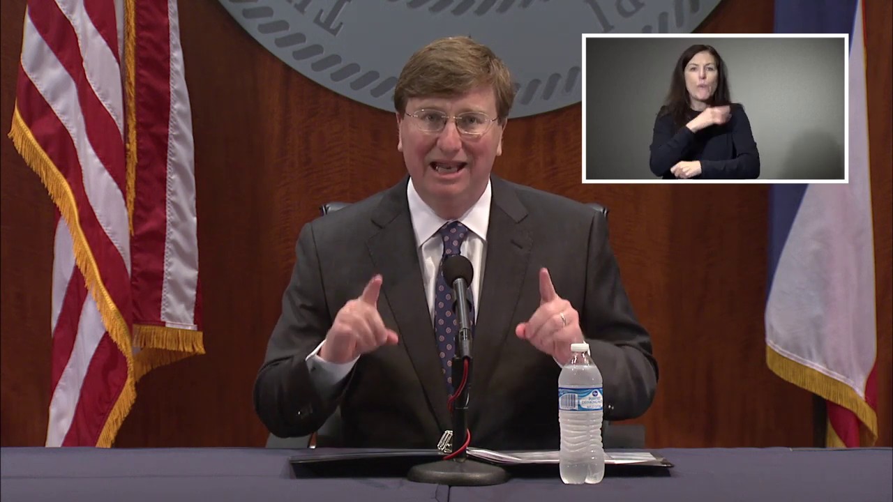 MPB LIVE: Governor Tate Reeves COVID-19 Update (6/1/2020) - YouTube
