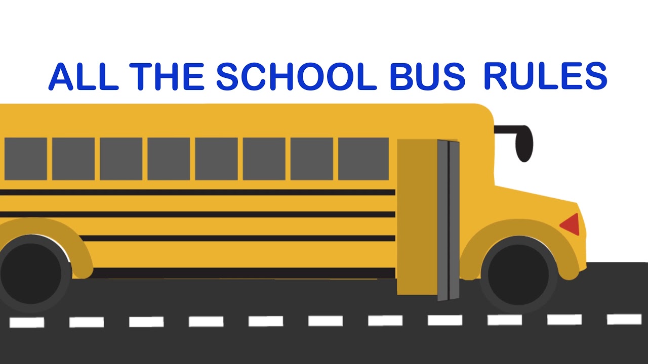 School Bus Rules Clipart
