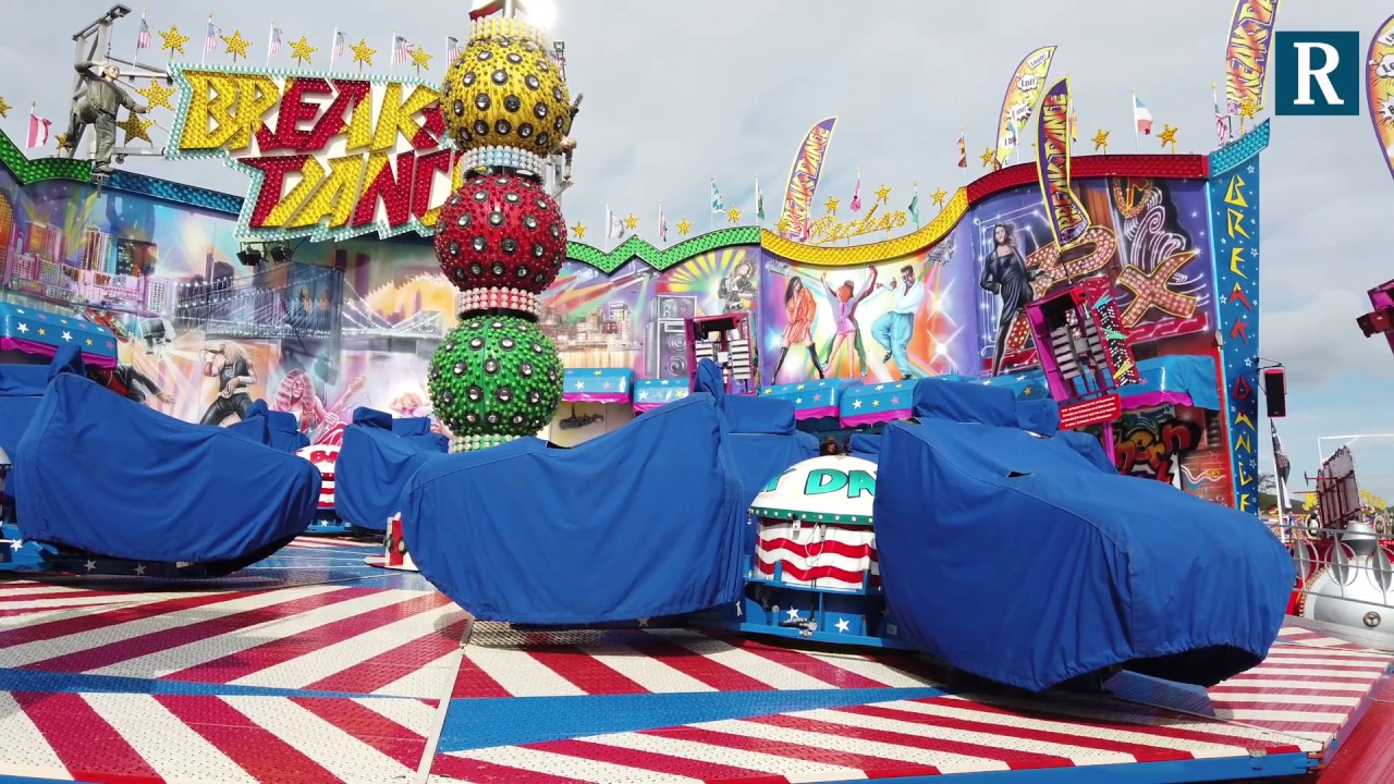 Wurstmarkt - Aufbau in Bad Dürkheim - YouTube