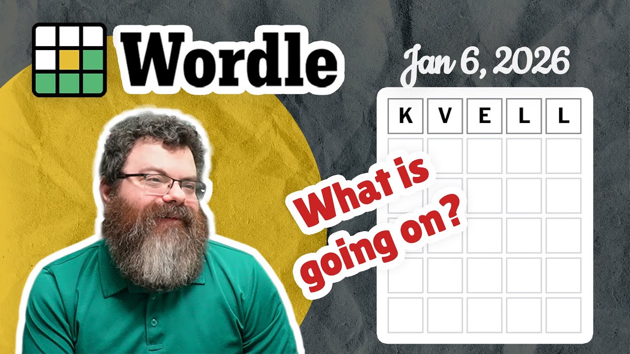 How do these letters make a word? | Wordle #1662 (Jan 6th, 2026) - YouTube