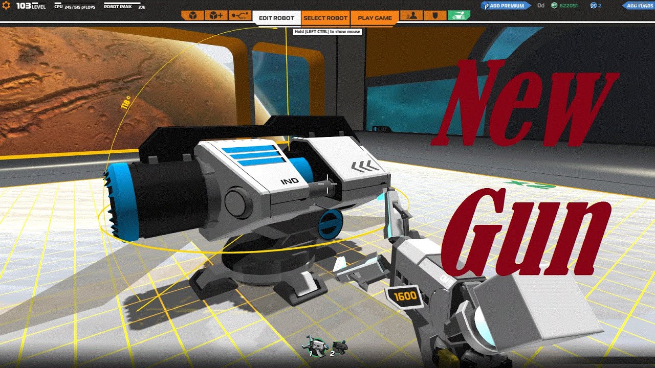 NEW GUN ROBOCRAFT : Ion Distorter - YouTube