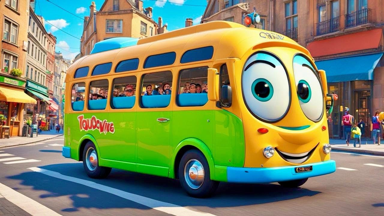 The Wheels on the Bus | Fun Transportation Song | Nursery Rhymes & Kids ...
