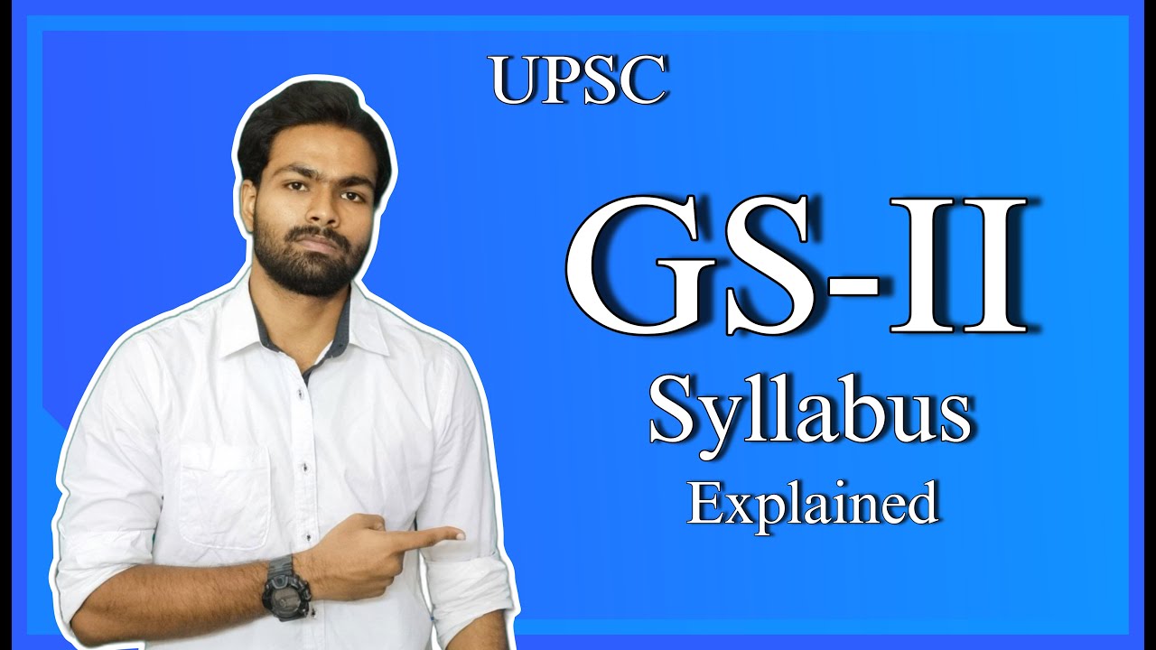 Deciphering UPSC Mains GS-2 Syllabus தமிழ் #upsctamil # ...