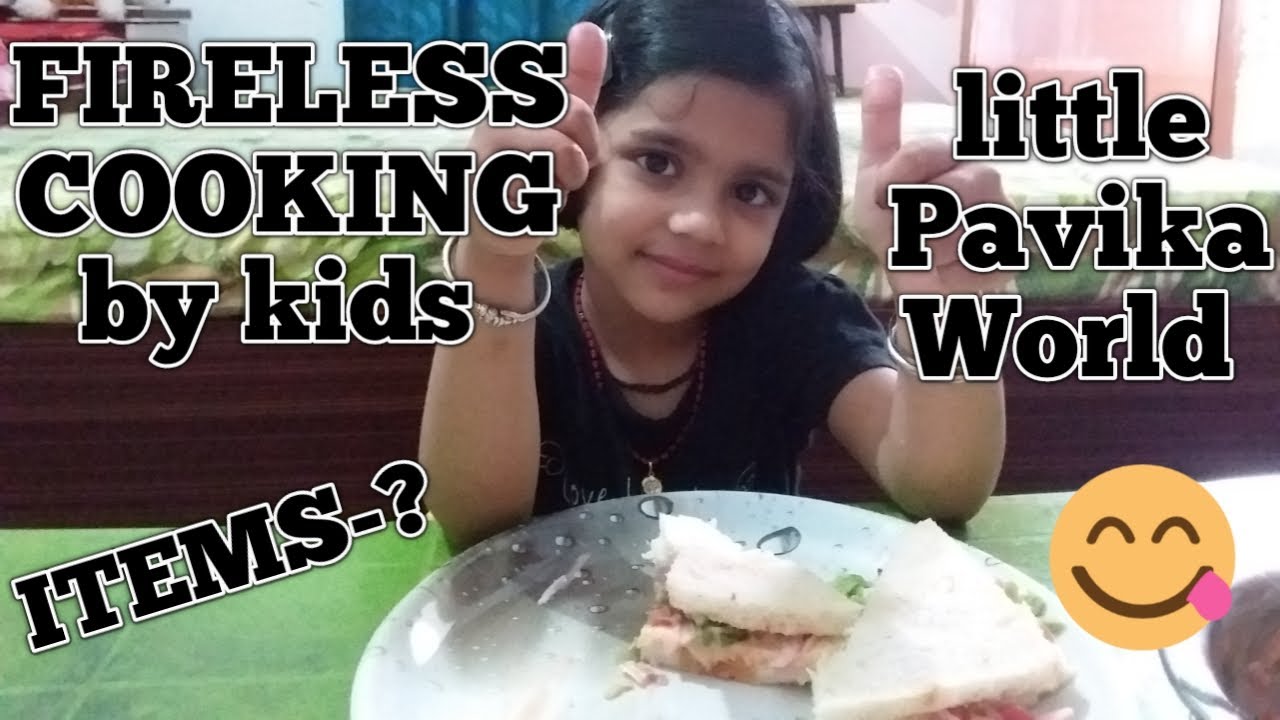 FIRELESS COOKING by kids ( बच्चे कैसे सैंडविच बनाए)🥪🥃😋 - YouTube
