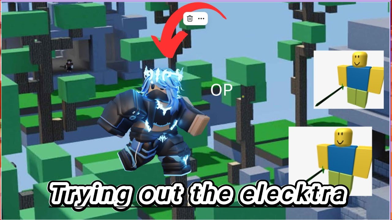 (Roblox bedwars) Trying out the elektra kit - YouTube