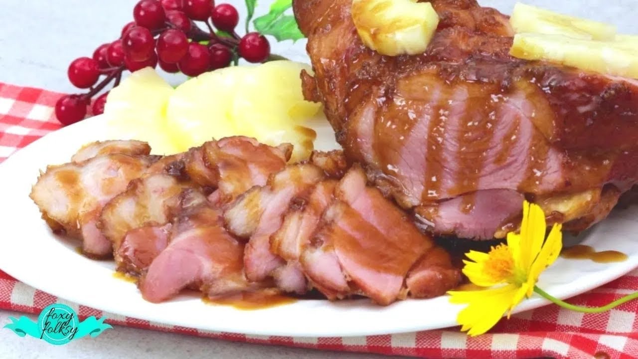 Homemade Ham With Pineapple Glaze (Hamon Christmas Recipe) - YouTube