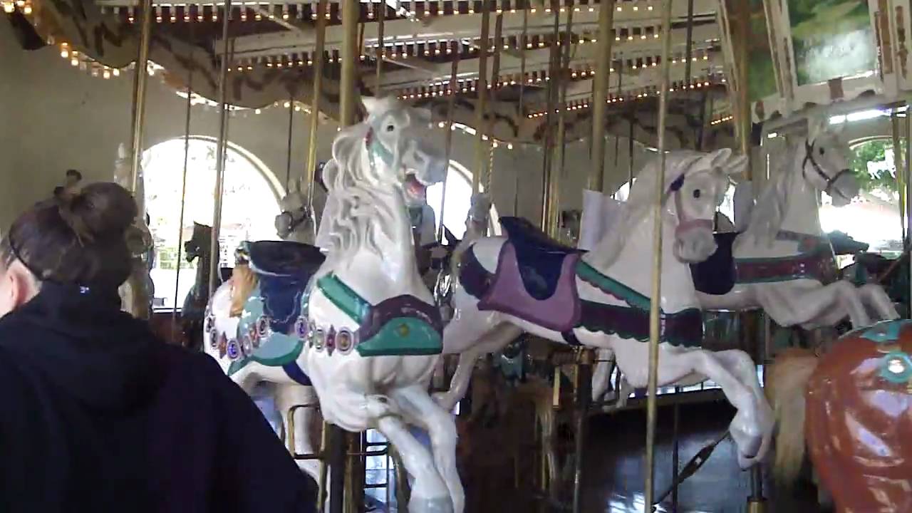 Fiona and Jim Seaport Carousel San Diego June 2010 - YouTube
