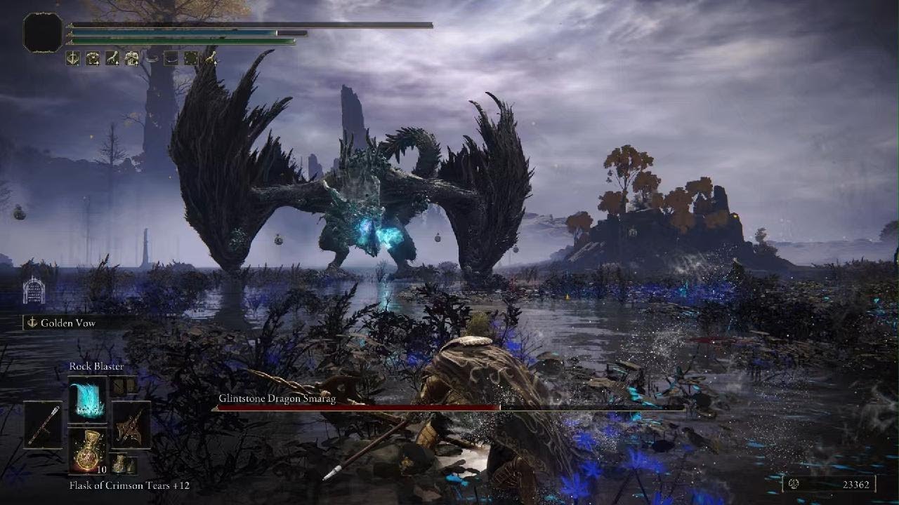 Glintstone Dragon Smarag BOSS - YouTube