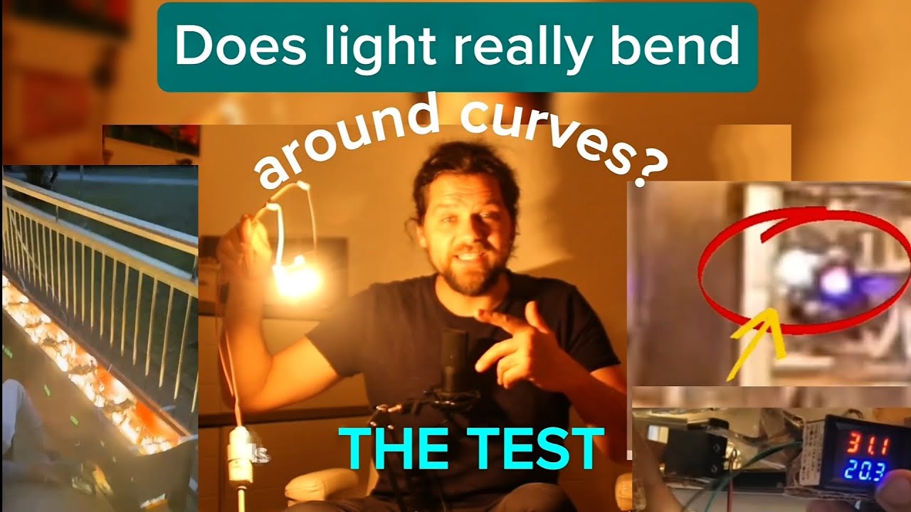 Does light bend around curves? The real final experiment - YouTube