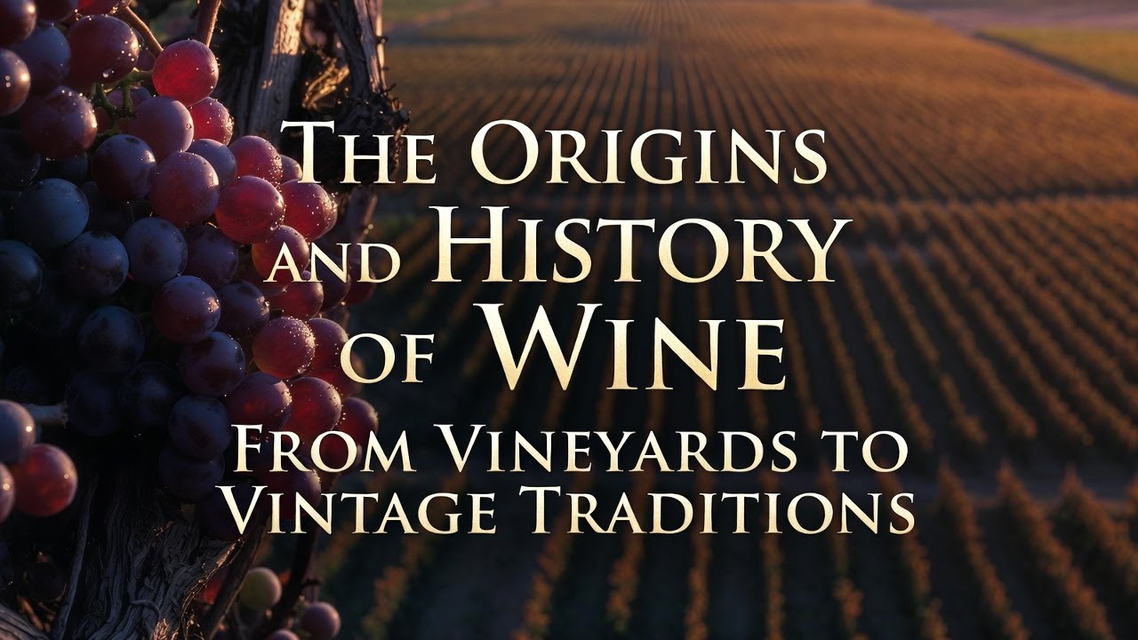 The Origins and History of Wine: From Vineyards to Vintage Traditions ...