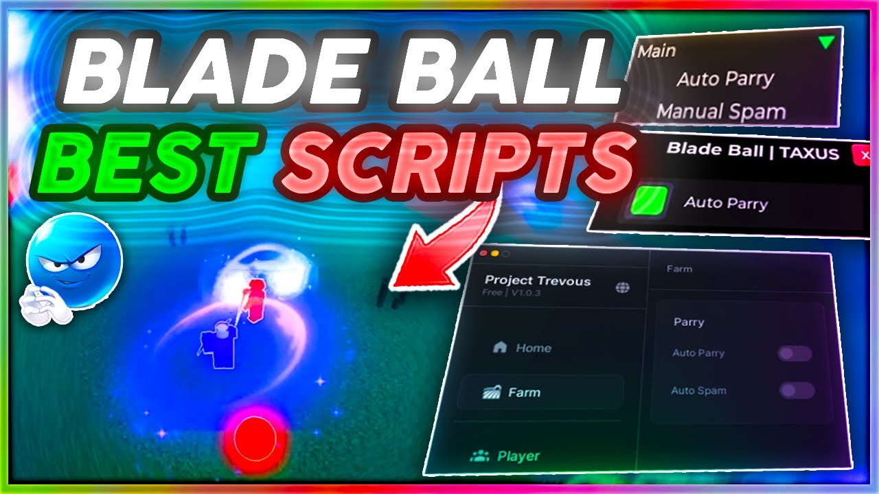 BLADE BALL Script BEST AUTO PARRY + SPAM & More Roblox Blade Ball Hack ...