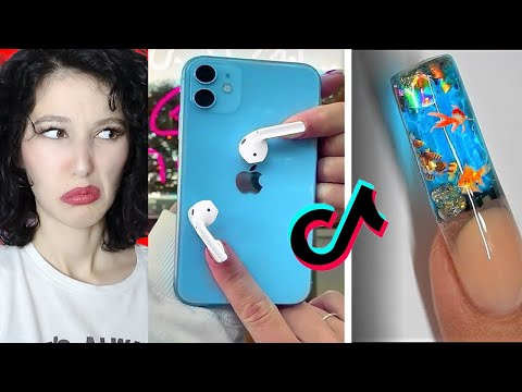 TIKTOK'TAKİ EN SAÇMA TIRNAK TASARIMLARI