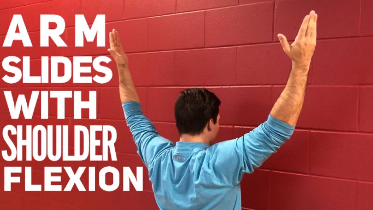 Arm Slide Against Wall with Shoulder Flexion - YouTube