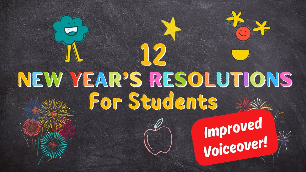 12 New Year's Resolutions for Students 2025 (+ How To Guide) 🎇 - YouTube