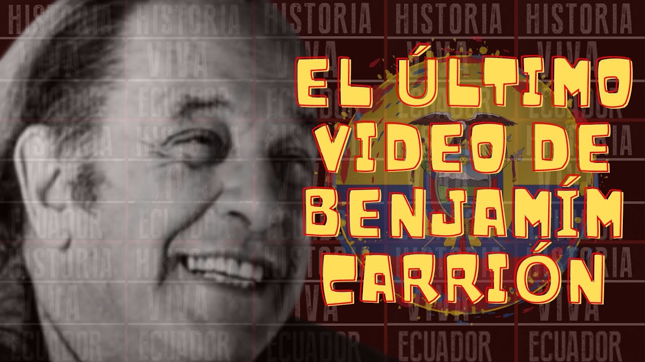 🎭 ¿QUIÉN FUE BENJAMÍN CARRIÓN? // EL PADRE DE LA CULTURA ECUATORIANA ...