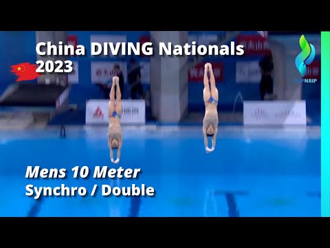 2023 RE-LIVE China Nationals Mens 10 Meters Synchro / Double Diving
