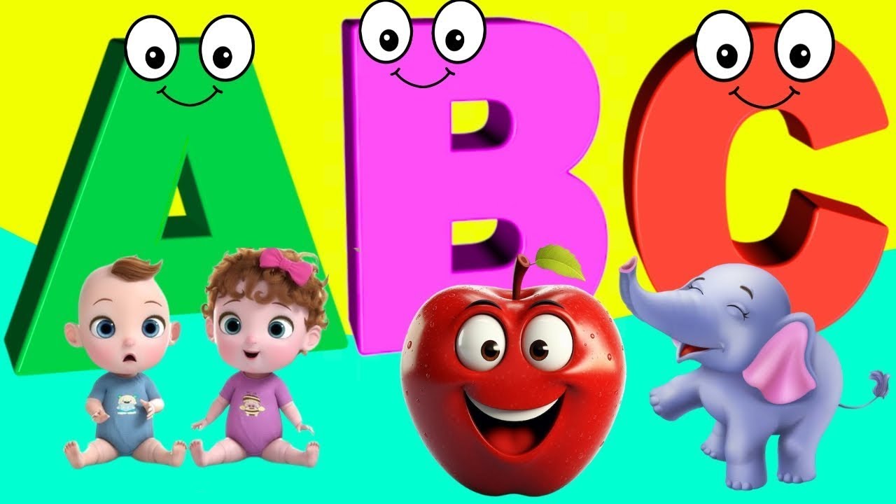 ABC Phonics Song / ABC lyrics song / Tiny Tots / Kiddos Study Zone / A ...
