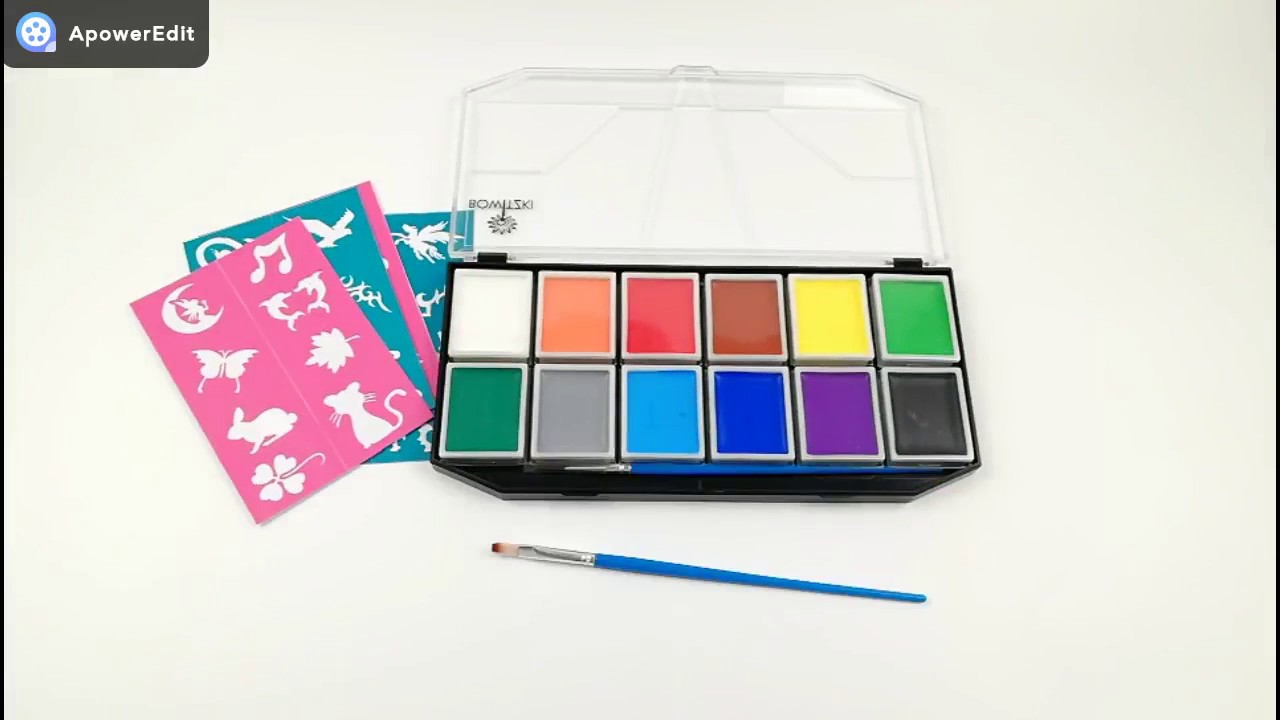 Bowitzki Professional complete face painting kit for beginner! - YouTube