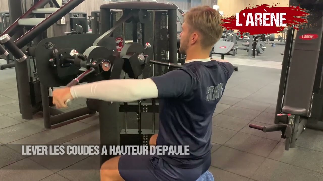 SHOULDER LATERAL RAISE DUAL - GYM 80 - YouTube