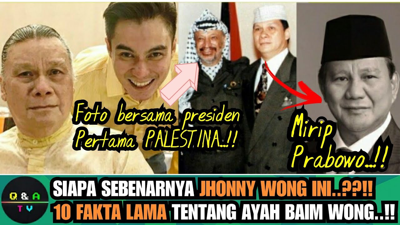 SIAPA SEBENARNYA JOHNNY WONG?? 10 FOTO AYAH BAIM WONG YANG BUAT NETTER ...
