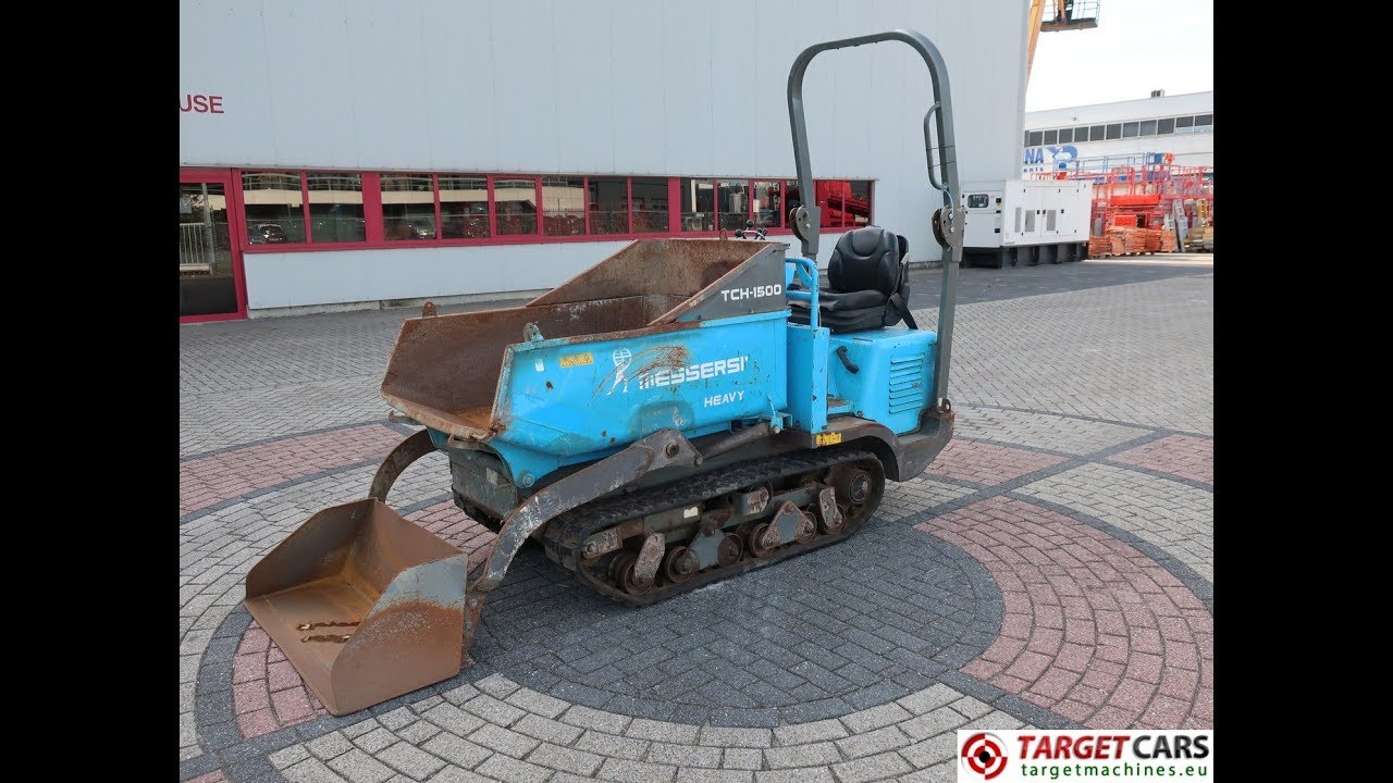 777225 MESSERSI TCH-1500/MTP RUBBER TRACKED DUMPER W/SHOVEL DIESEL 2013 ...