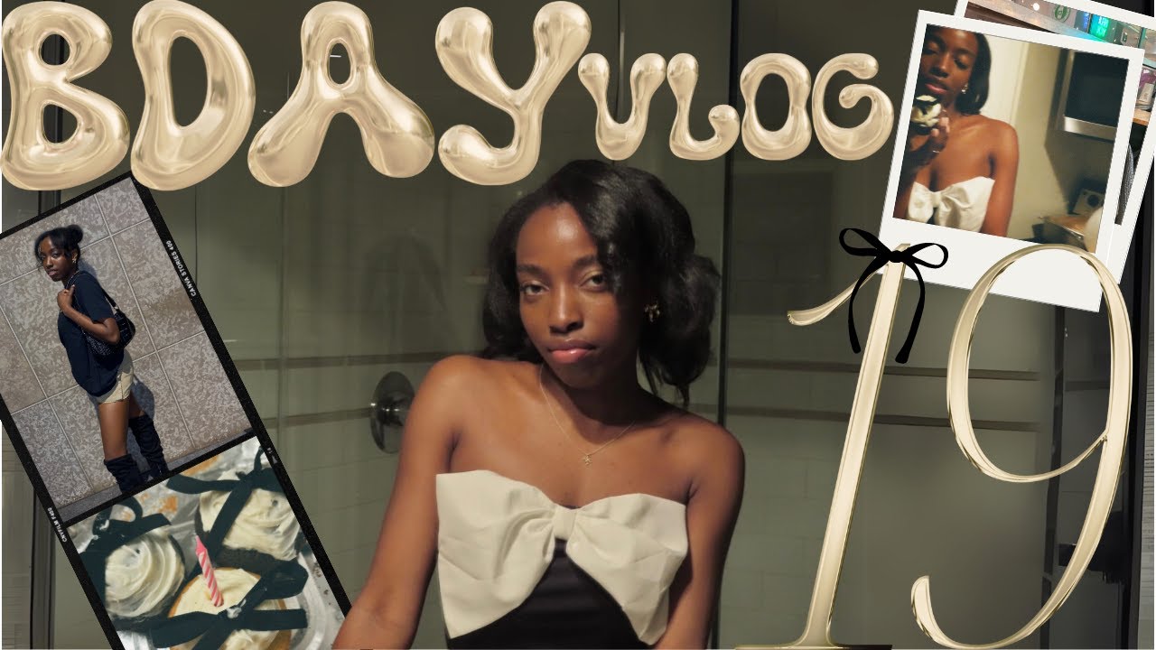 NOT-SO-NASTY 19 ★ birthday vlog | photoshoot, self-care, bday dinner, & Burna Boy concert ...