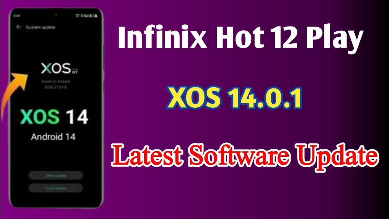 Infinix Hot 12 Play latest software update XOS 14.2.1 || how to update ...