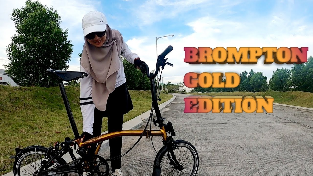 BROMPTON GOLD EDITION - Melihat lebih dekat sepeda lipat brompton yang ...
