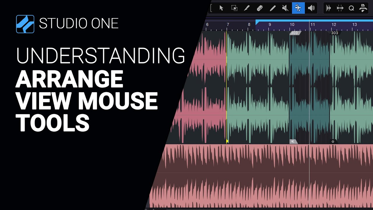 Understanding the Arrange Mouse tools in Studio ONE 6 tutorial guide ...
